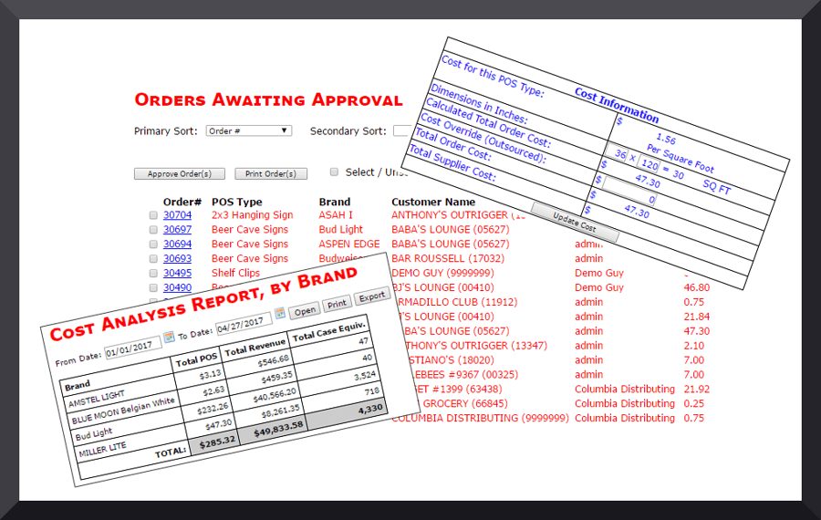 OnTrak Custom POS Signage Management Software SignTrak®
